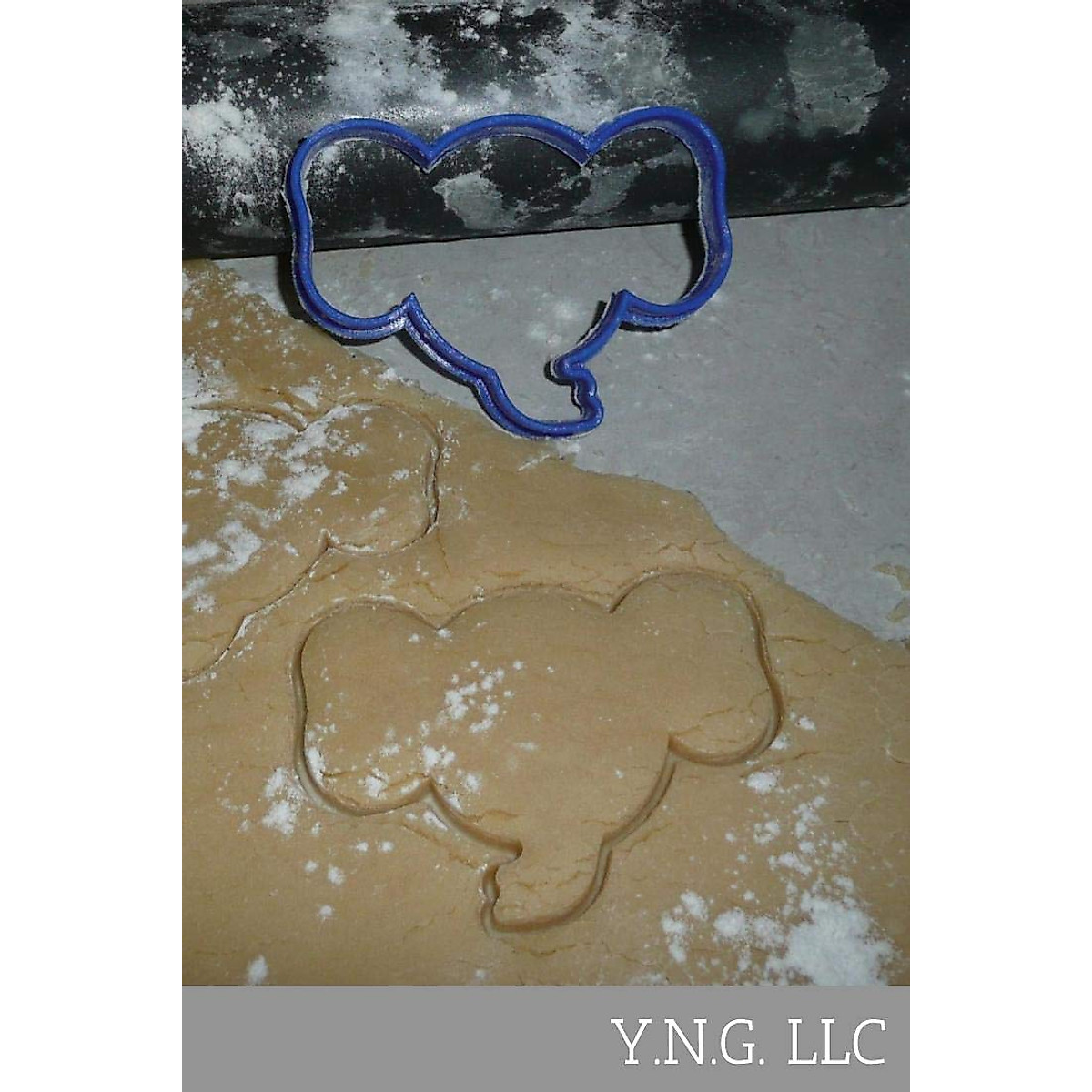 ELEPHANT HEAD ANIMAL COOKIE CUTTER MADE IN USA PR283