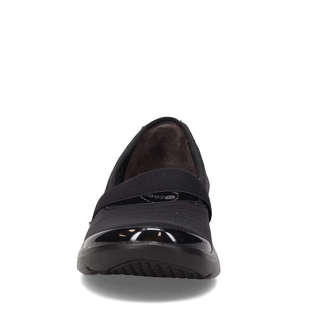 BZees Womens Jupiter Ballet Flat, Black, 9 US