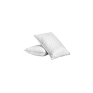 Swandream King Size Pillows Set of 2, Soft and Skin Friendly Down Alternative Pillow for Sleeping, Breathable Pillow for Back, Stomach or Side Sleepers, Grey, 20 * 36 Inches