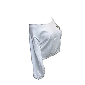 Victoria's Secret Pink Off The Shoulder/Open Neck Sweatshirt Color White/Tropical Size X-Large New