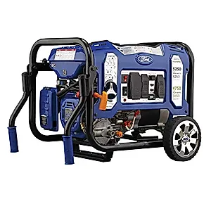 Ford 5,250W Dual Fuel Portable Generator with Switch & Go Technology and Remote Start, FG5250PBR