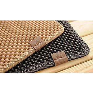 Blackhole Litter Mat - Moonshuttle Rectangular Cat Litter Mat, 30 X 23-Inch, Dark Gray