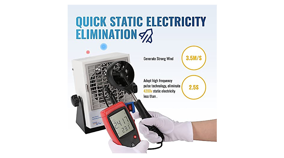 Hanchen Ionizing Air Blower - Static Discharge & Static Elimination