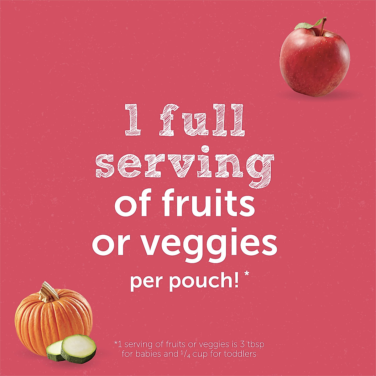 Beech-Nut Baby Food Pouches Variety Pack, Farmer's Favorites Fruit & Veggie Purees, 3.5 oz (18 Pack)