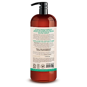 Soapbox Tea Tree Conditioner, Sulfate Free, Paraben Free, Silicone Free, Color Safe, and Vegan Hair Conditioner (33.8 Ounces)