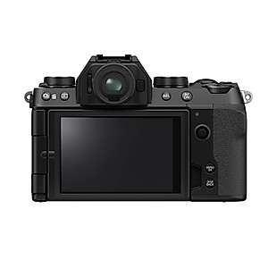 Fujifilm X-S10 Camera (Body) Bundle with Rechargeable Battery and Dual Charger, DSLR Accessory Kit, Software Suite, and 64GB Memory Card (5 Items)
