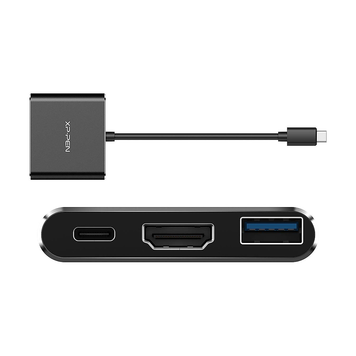 XPPen USB-C Hub 3 in 1 Type C to USB/HDMI/PD for Artist 12, Artist 12 Pro, Artist 13.3, Artist 13.3 Pro, Artist 15.6 and Artist 15.6 Pro