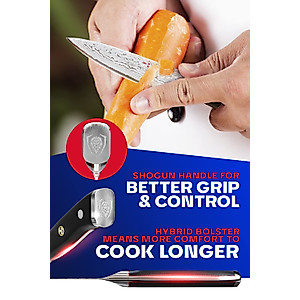 Dalstrong Shogun Series Fillet Knife 6" Bundled with Paring Knife 3.5" - ELITE - w/Sheath