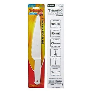 Lettuce Knife Fresh Cut Salad Cake Brownie Strong Plastic Blade Chopper 7 Inch !