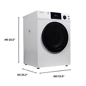 Equator Deluxe Laundry Set Washer 1.9cf 110V +Vented Dryer 220V (Side by Side)
