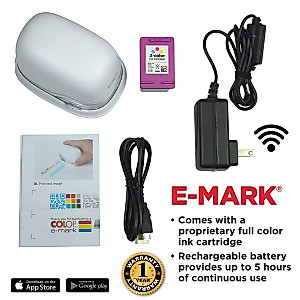 COLOP e-Mark Electronic Marking Device/Multi-Colored Imprint/Digital Stamp/Mobile Printing.