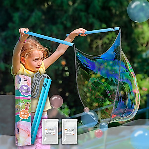 Mr. Pen- Giant Bubble Wands Kit, 3 pcs, Big Bubble Wand, Giant Bubble Maker, Large Bubble Wand, Giant Bubbles for Kids Outside, Outdoor Toys for Kids, Bubble Makers, Huge Bubble Wand Set