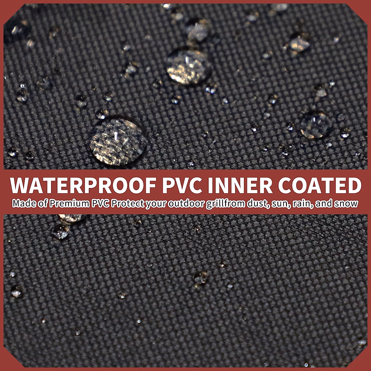 RICHIE Patio Umbrella Parasol Cover for 12ft to 14ft Offset Umbrella, 600D Waterproof Outdoor Offset Umbrella Cover with Zipper and Rod, Fits Cantilever Offset Umbrella, Black