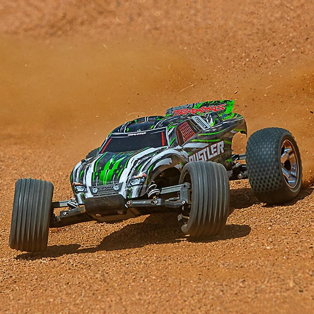 Traxxas RustlerÂ: 1/10 Scale Stadium Truck. Ready-to-Race with TQ 2.4GHz Radio System and XL-5 ESC (FWD/rev)