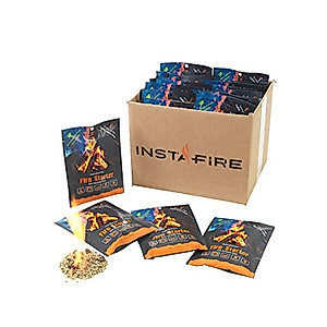 (8 Packs) Insta-Fire Fire Starter Emergency Fuel Eco-Friendly Granulated Bulk Excellent for Camping, Hiking, Fishing, and Other Outdoor Activities - As seen on Shark Tank!