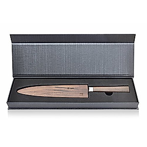 Cangshan J Series 62786 X-7 Steel Sashimi Chef Knife With Walnut Sheath, 10-Inch