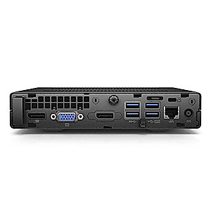 HP 600 G2 Micro Computer Mini Tower PC (Intel Quad Core i7-6700T, 32GB DDR4 Ram, 256GB Solid State SSD, WiFi, VGA, USB 3.0) Win 10 Pro (Renewed) …
