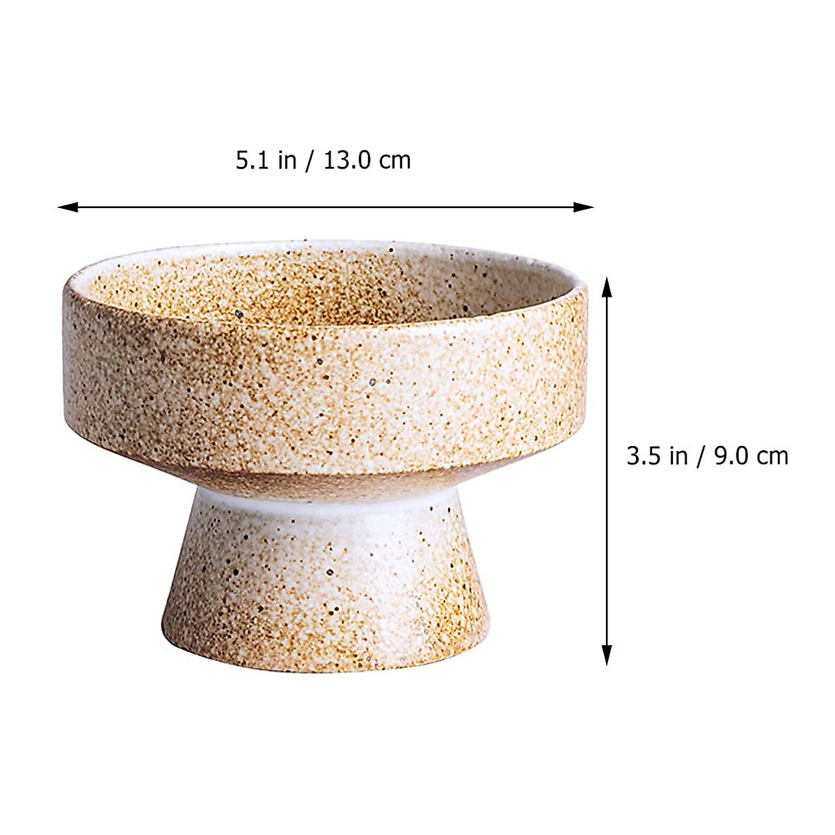 Cabilock 1pc Fruit Tray Cake Serving Stand Centerpiece Bowl Salad Fruit Bowl Cake Serving Platter Chip Bowl Cupcake Display Stand Storage Tray for Snack Fruit Ceramics Porcelain Plate Candy