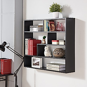Danya B. Large Rectangular Black Shelf Unit