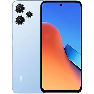 Xiaomi Redmi 12 4G LTE (128GB + 4GB) Factory Global Unlocked 6.67" 50mp Triple Camera (Tmobile Mint Tello Global) + Extra (w/Fast 51W Dual USB Car Charger Bundle) (Sky Blue)
