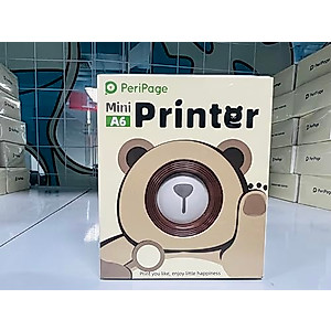 BISOFICE A6 Mini Pocket Printer Wireless BT Thermal Printer Picture Label Memo Receipt Paper Printer + 9 Rolls Color Thermal Paper + 3 Rolls Adhesive Sticker Paper 57 * 30mm