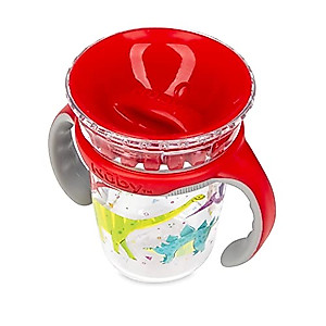 Nuby 2-Handle 360 8 oz Tritan cup, Colors/Prints May Vary