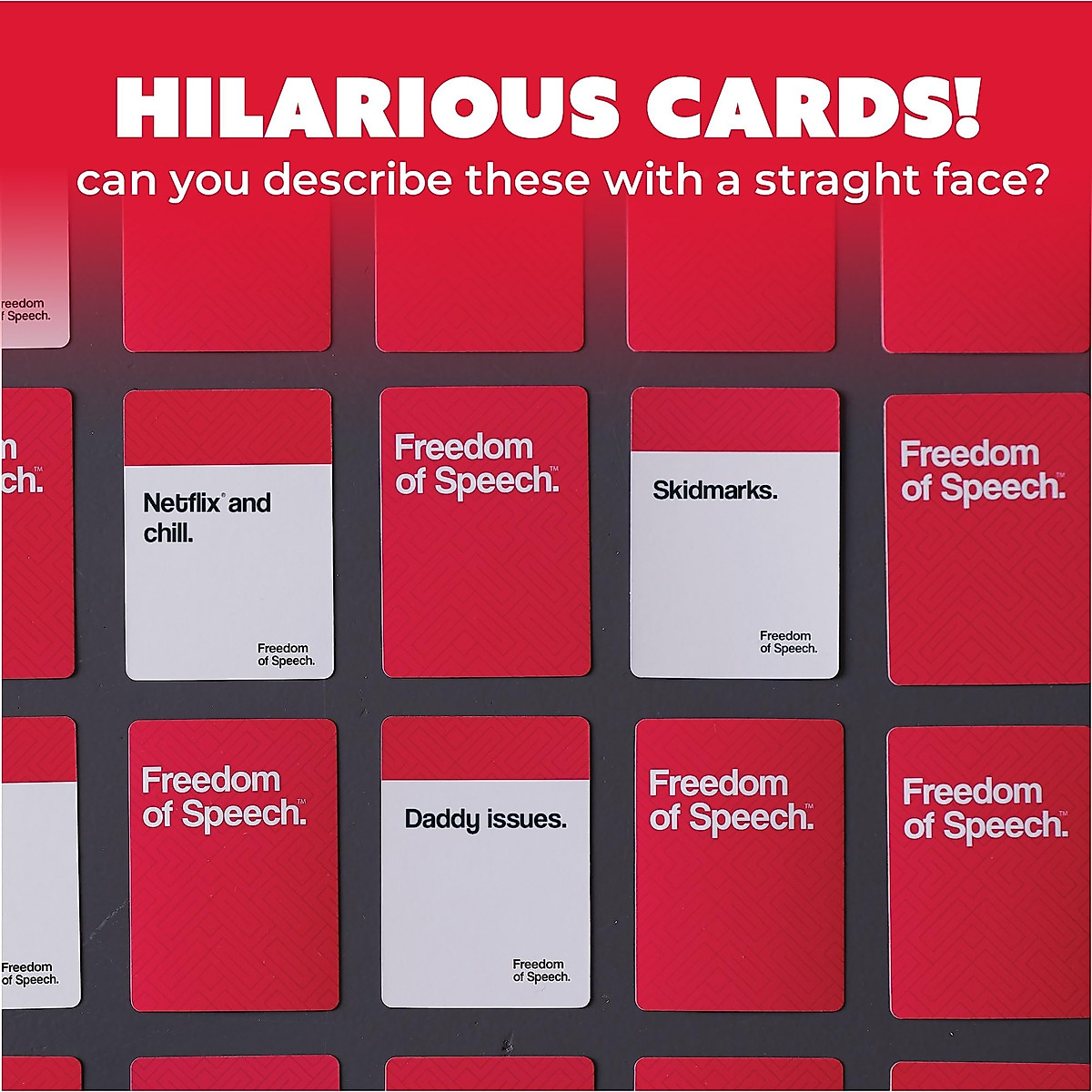 QUOKKA Freedom of Speech Card Board Game - Adult Edition - Fast-Paced | Guess The Word | Easy to Play - Party Game for Game Night