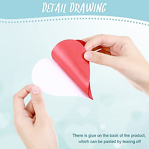 Valentine's Day Bears Craft Kit Romantic Picture Frame Love Sign Valentines Day Foam Stickers Self Adhesive Heart Bear Foam Stickers Valentine's Day DIY Craft Supplies for Kids Classroom Art Project