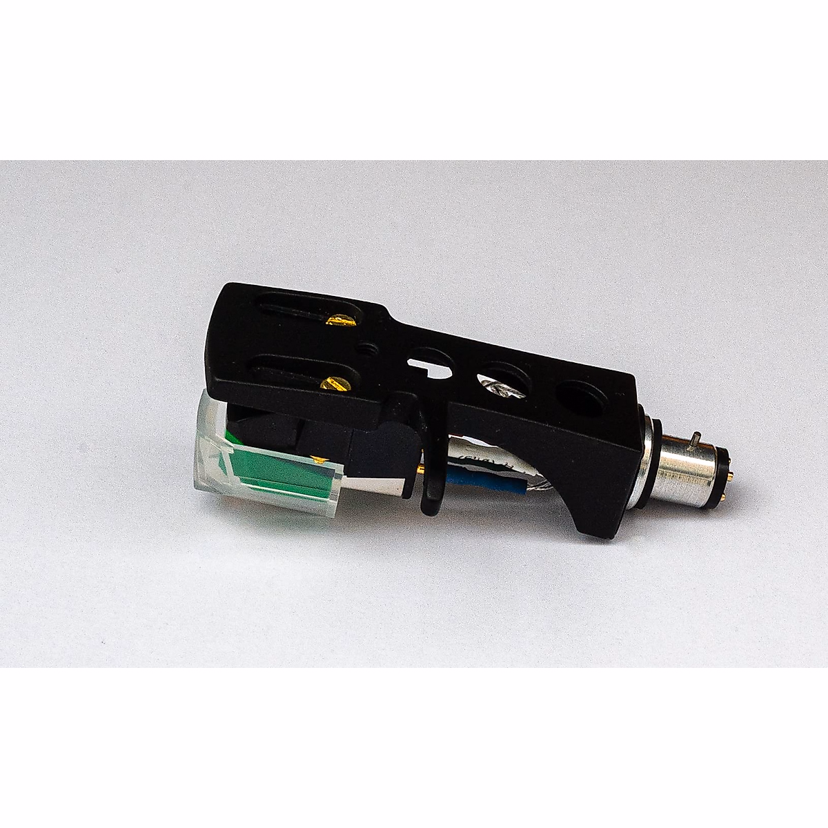 Black Headshell with AT VM95e Elliptical Stylus, Cartridge, Silver Litz Connections and V2 Pro Lube for Technics SL1200, SL1210, SL1600, SL1610, SL1700, SL1800, SL1810, SL3200, SL3300, SL3350