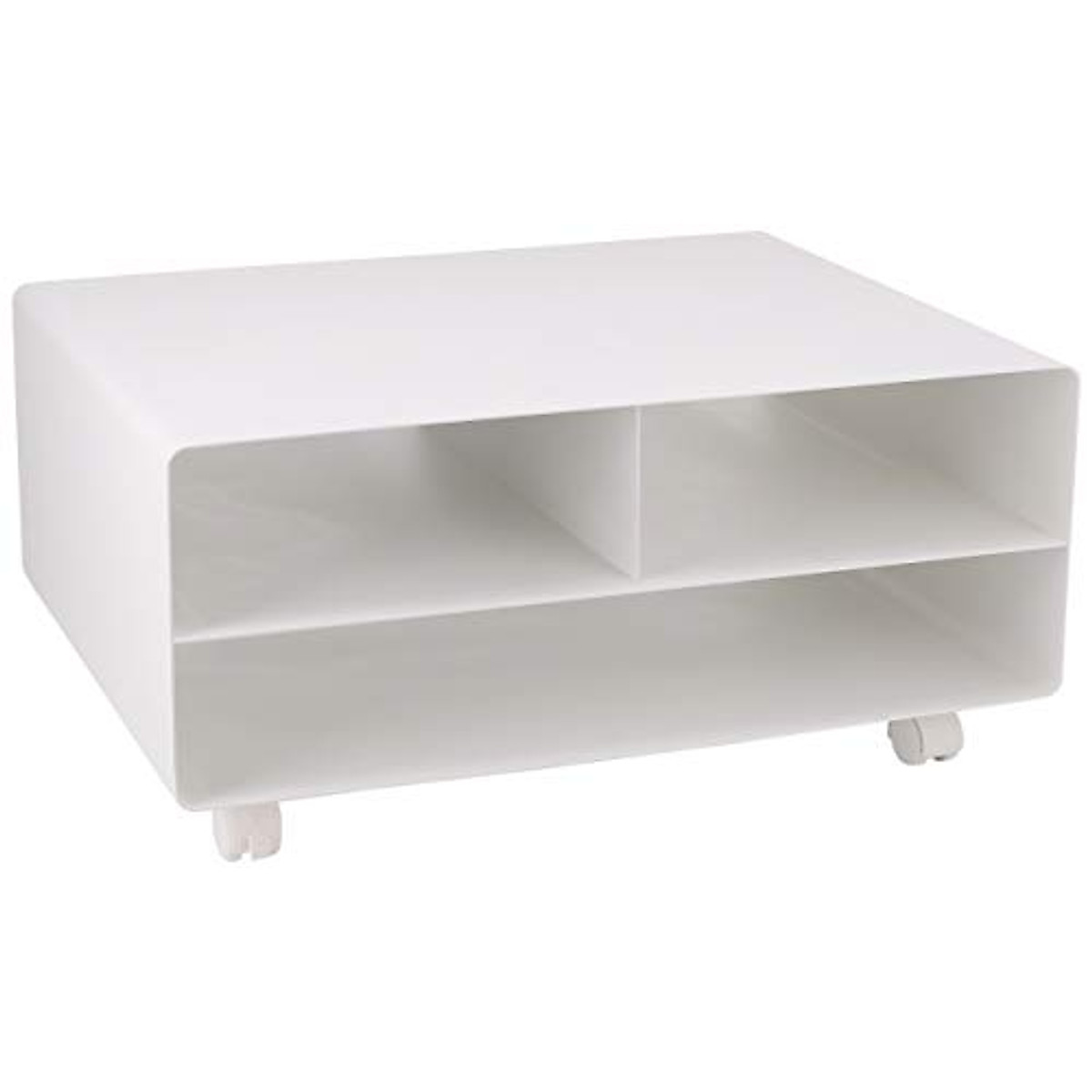 Yamazaki Home Desktop Printer Stand - Computer Accessory Office Organizer, Steel, Minimal Assembly Req.