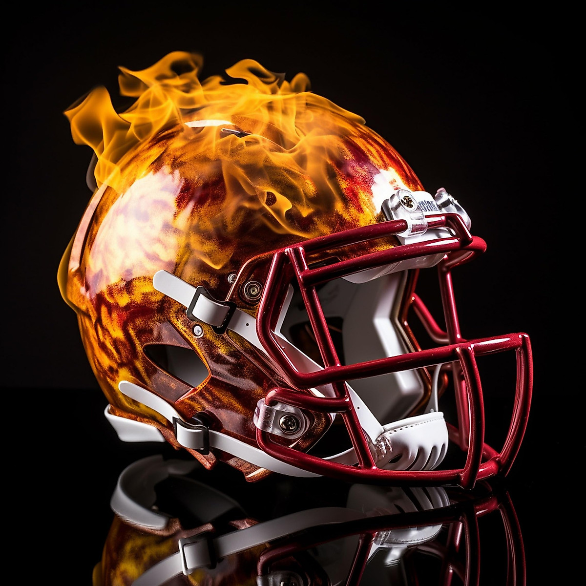 OfFsum Paint by Numbers for Adults Kids Beginner Art Football Helmet 9 DIY Acrylic Painting by Numbers Kits with Brushes Acrylic Pigment Home Decoration Brithday Gifts 16 x 20 inch