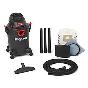 Shop-Vac 5985000 6 gallon 3.0 Peak HP Classic Wet Dry Vacuum, Black/Red