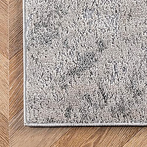 nuLOOM Cyn Contemporary Abstract Area Rug, 8x10, Silver