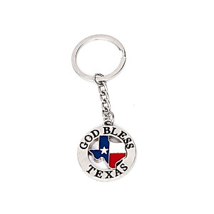 Lamatar1 Texan Charm: 15-Piece Souvenir Magnet & Keychain Set - Hat, Boot, God Bless' Design - Unique Texas Collection