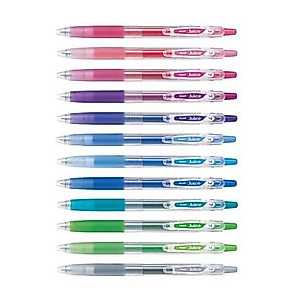 Pilot Juice Gel Ink Ballpoint Pen, 0.7 mm, 24 Color Set(Japan Import) [Komainu-Dou Original Package]