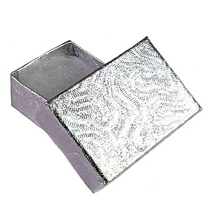 Oxford Diamond Co Square & Rectangle Natural Larimar Greek Design .925 Sterling Silver Pendant