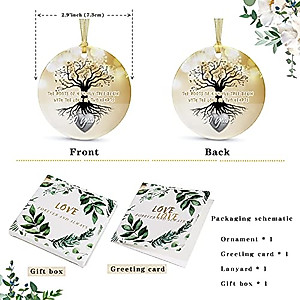 50th Anniversary Wedding Ornament 2023 Christmas Hanging for Couple,50 Years as Mr and Mrs,Xmas Wedding Gift for Parents,Ceramic Ornament for 50th Husband&Wife Married (2.9")