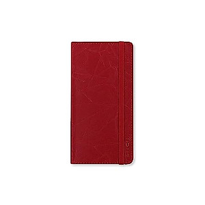 Letts of London Sovereign Slimline Week on 2 Pages Multilingual Red 2024