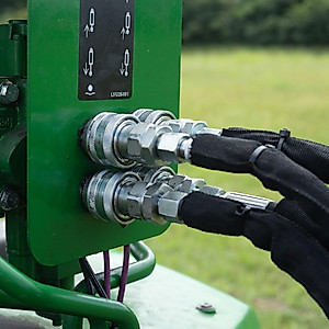 Titan Attachments 3 Point Pro Series PTO-Driven Stump Grinder, Stump Grinder Machine for Cat 1 and 2 Tractors with 20-60 HP, Carbide Steel Teeth, 950 RPM, Tree Stump Grinder