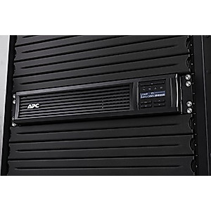 APC 2200VA Smart UPS with SmartConnect, SMT2200RM2UC Rack Mount UPS Battery Backup, Sinewave, AVR, 120V, Line Interactive Uninterruptible Power Supply