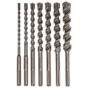 7 Piece Carbide Tipped BIT, Masonry Drill Bit Set, SDS Max!!!