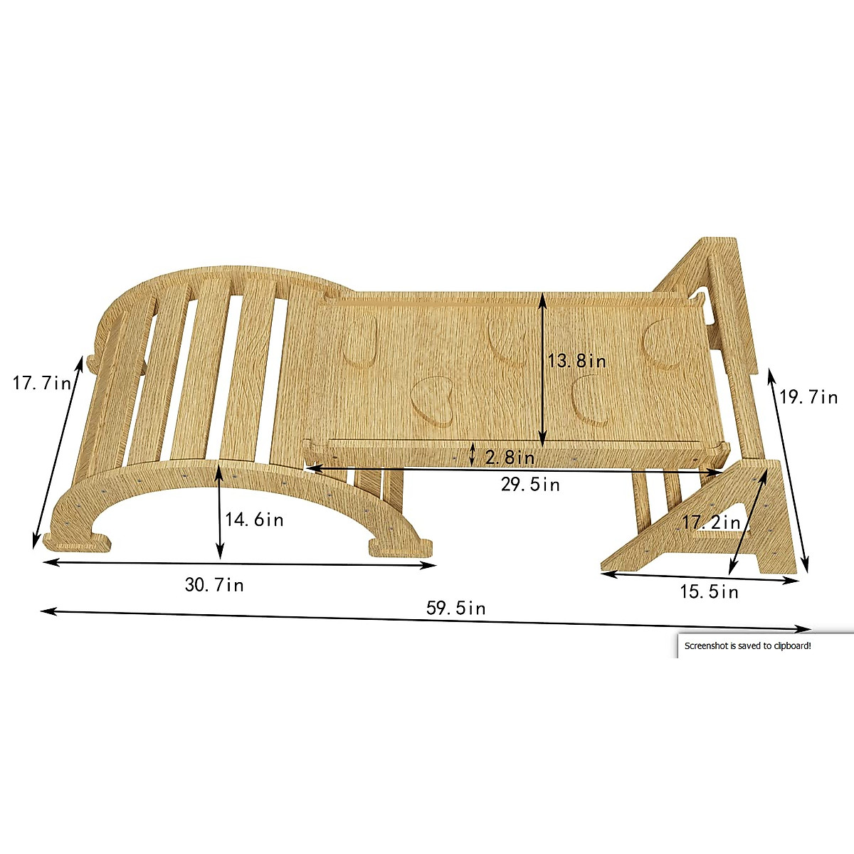 Avenlur Maple 5-in-1 Montessori Climbing Set - Baby Climbing Gym - Foldable Triangle Ladder, Rock Climbing Ramp, Arch Climber, Slide, Rocker - Indoor Gym for Ages 3mo to 36mo