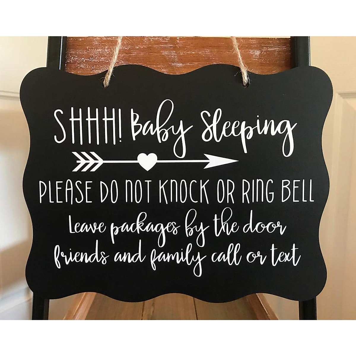 Shhh! Sleeping Baby Sign-Baby Sleeping Sign-Sleeping Baby Sign-No Soliciting Sign