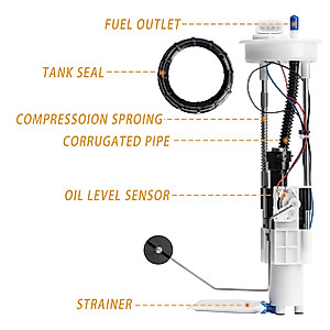 Boine 2204852 Fuel Pump Assembly with Tank Seal Compatible with Polaris Ranger 900 XP/Crew/EPS, Ranger 1000 XP Replace 2521307