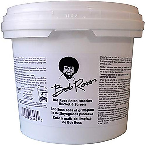 Bob Ross R6545 Cleaning Bucket & Screen-White