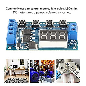 Dual MOS Tube Control Module, One Key Stop Function Dual MOS Tube Control Board 5-30V Reverse Polarity Protection for Smart Home for Micro Water Punp