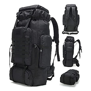 70L Camping Hiking Backpack Tactical Backpack Military Molle Rucksack Backpack for Outdoor