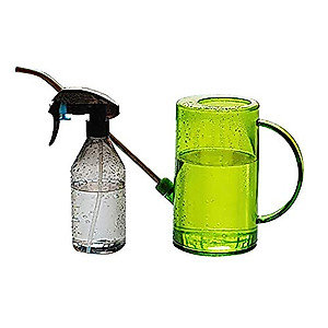 Water Sprinkler Head Watering Can Indoor Small Watering Cans for House Plants Succulents and Flowers Long Spout with Spray Bottle (A, One Size)