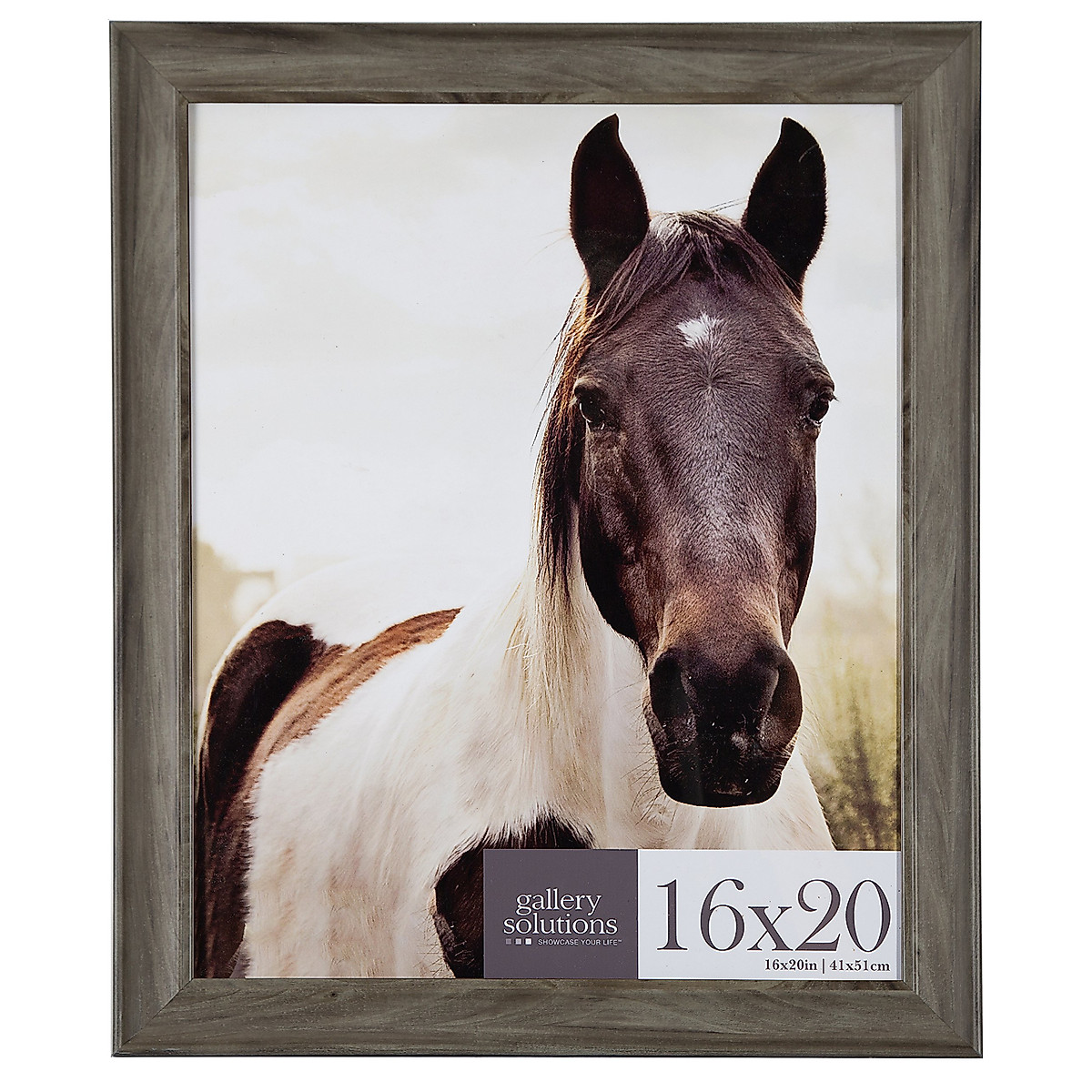 Gallery Solutions 16x20 Greywash Large Wall Frame