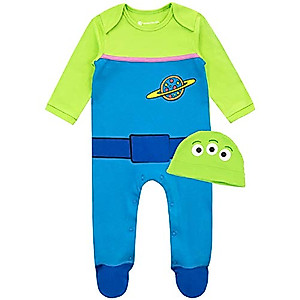 Disney Baby Bodysuit and Hat Set | Toy Story Onesie | Baby Clothes Size 6-9M Multicolored